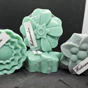 4 Molded Flower Shape Glycerin Soap in Yummy Watermelon Scent. - Etsy