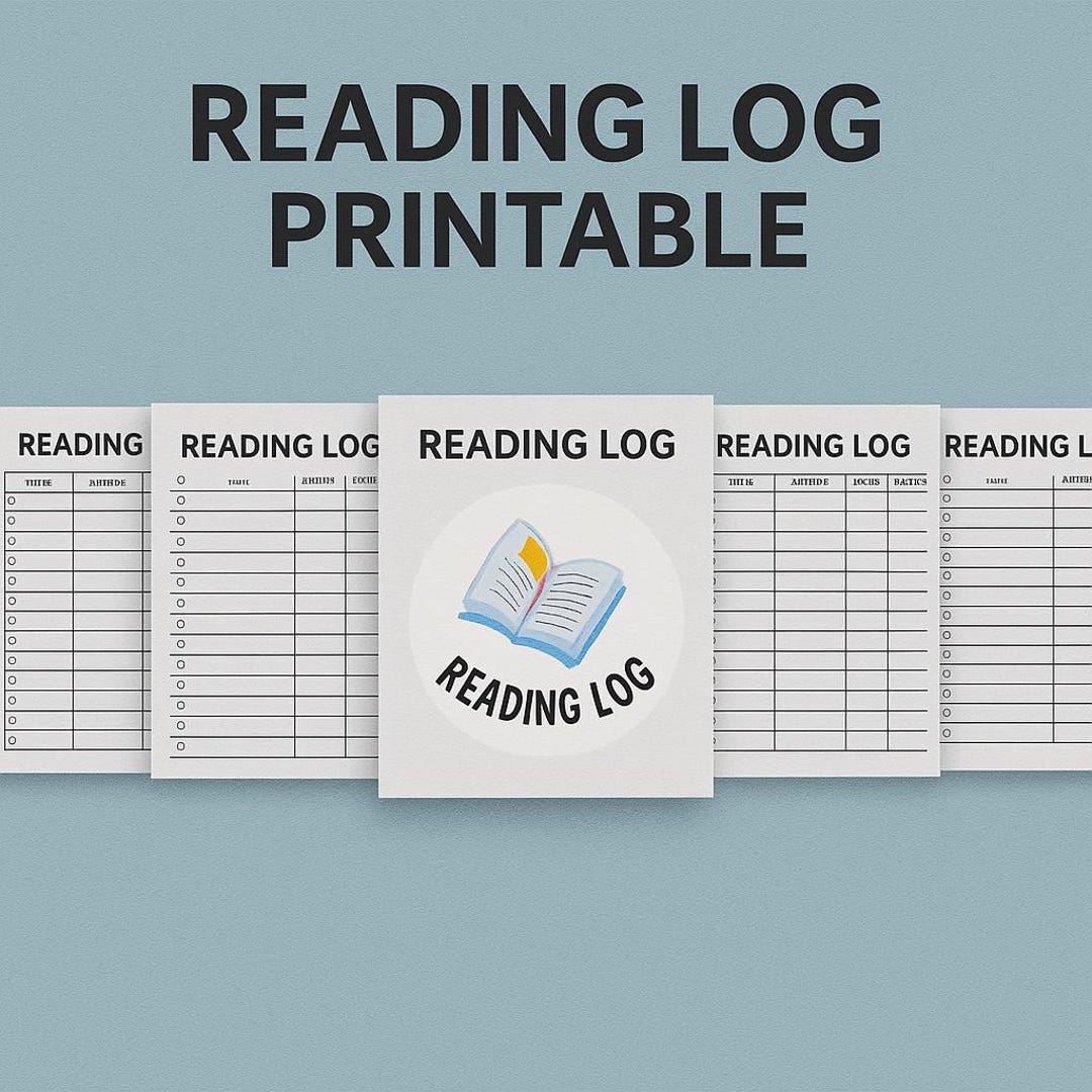 Reading Log – Editable in Canva | Digital & Printable Book Tracker ...