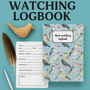 Bird Watching Logbook Printable | Birding Journal Template | Nature ...