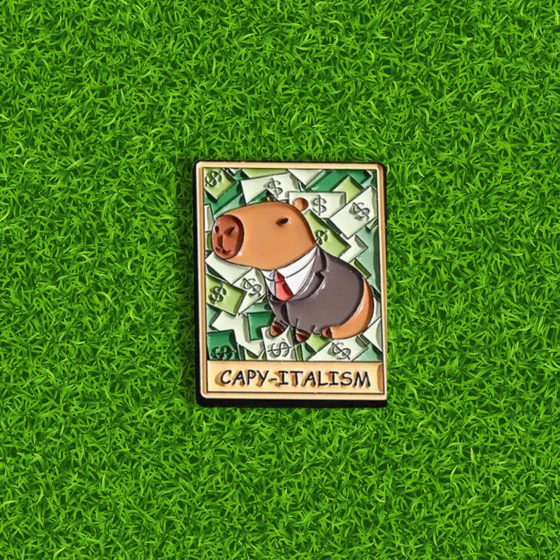 Capy-italism – Golf Ball Marker – A Rich Take on Golf Fun! - Etsy