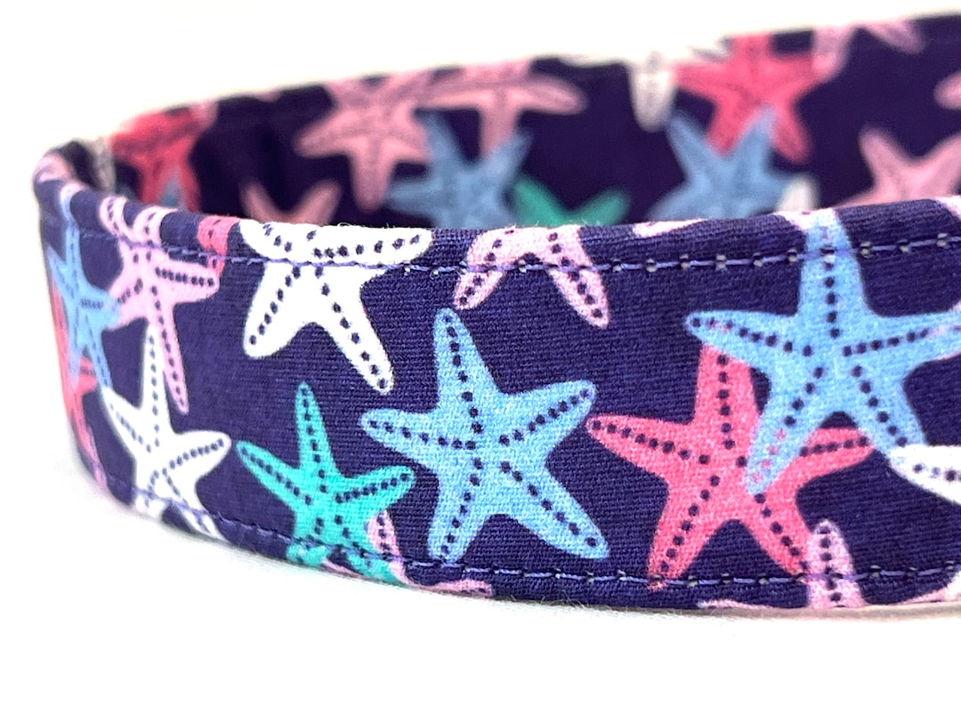 Summer Beach Dog Collar for Boy Girl - Colorful Starfish - Etsy