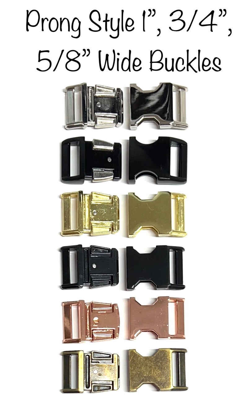 Metal Buckle Upgrade (must Purchase With Dog Collar) - Rose Gold, Gold ...