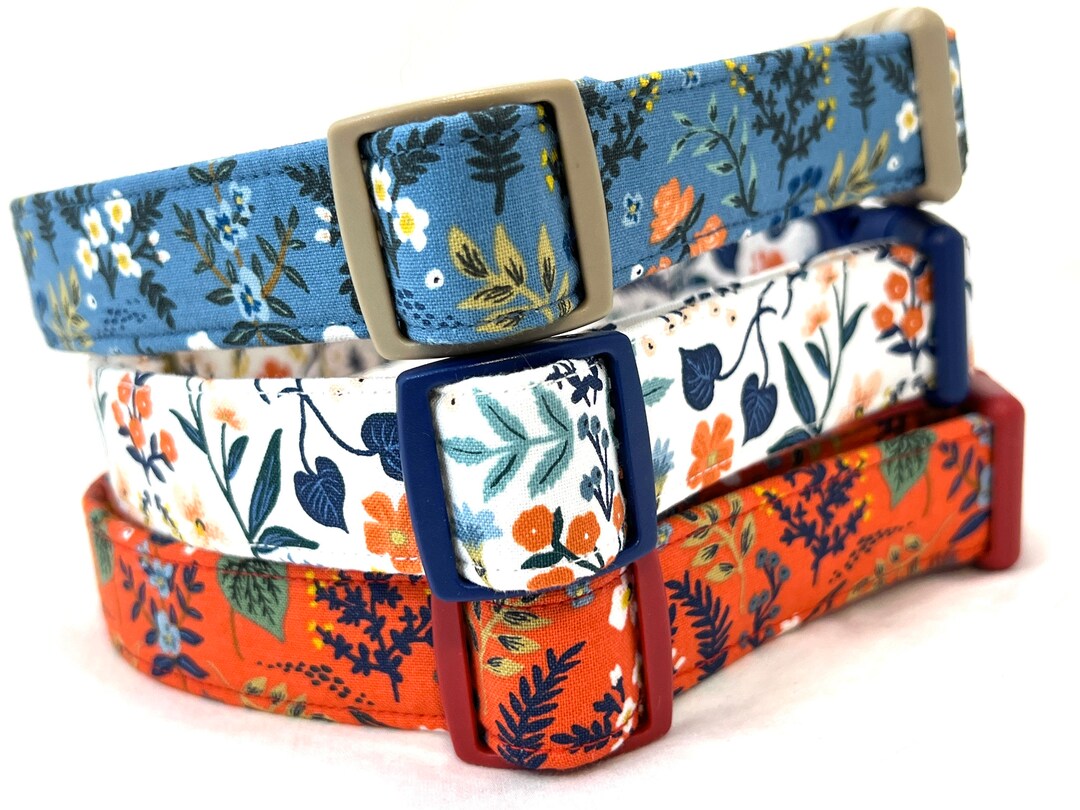 Rifle Paper Co. Dog Collar for Boy Girl - Farmhouse Flowers - Etsy