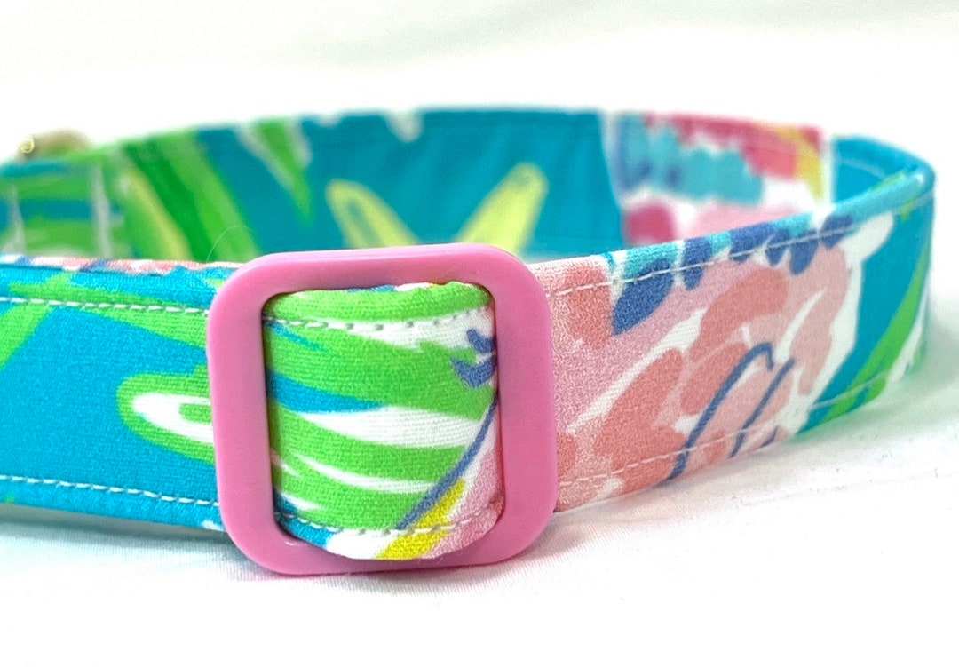 Tropical Dog Collar for Girl - Beach Party Punch - Etsy