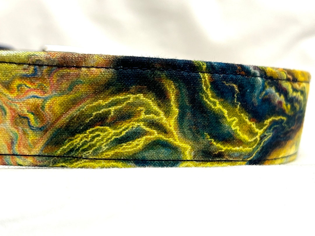 Lightning Bolts Dog Collar for Boy, Girl - Storm Clouds- Weather Geek ...