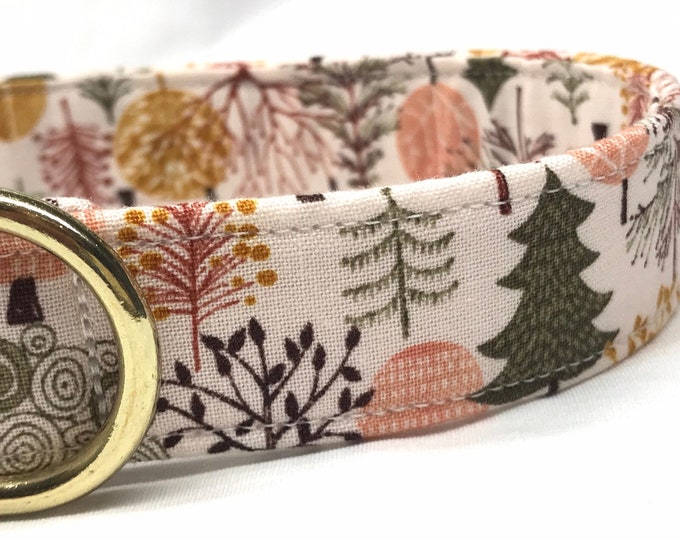Fall Dog Collar for Boy Girl Autumn Trees Xsmall Small Medium Large XL ...