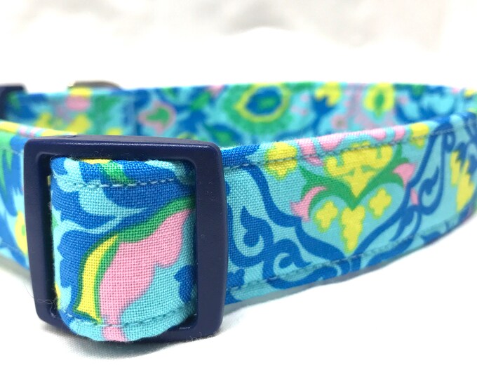 Tropical Beach Dog Collar - Jennifer Paganelli - Sunny Isle - Etsy
