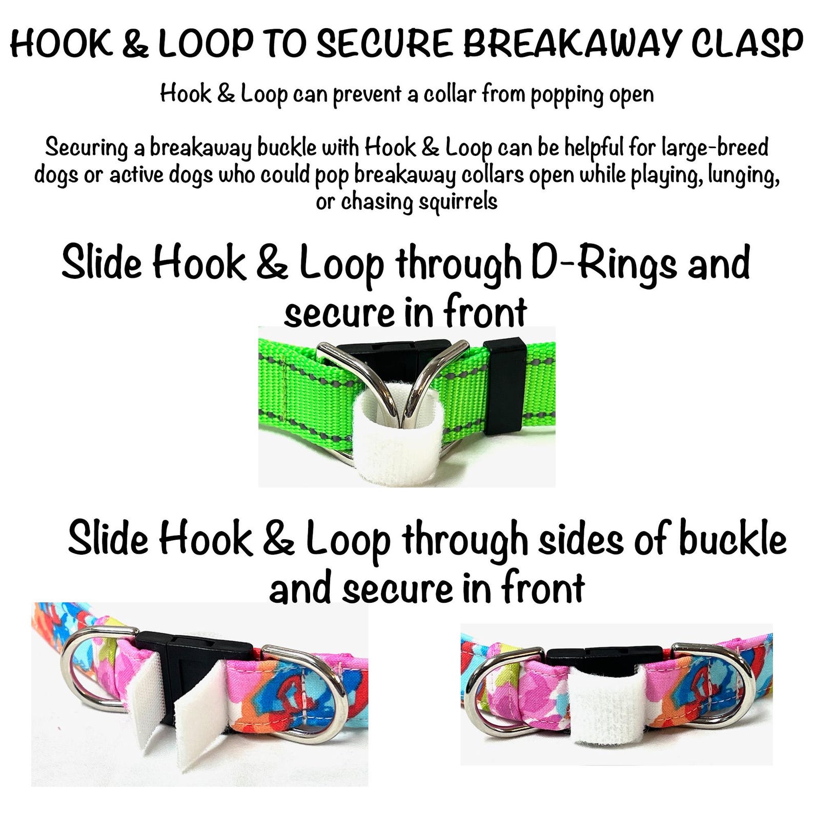 BREAKAWAY Dog Collar for Boy, Girl - NYLON WEBBING - 5/8" 3/4" 1" - Etsy