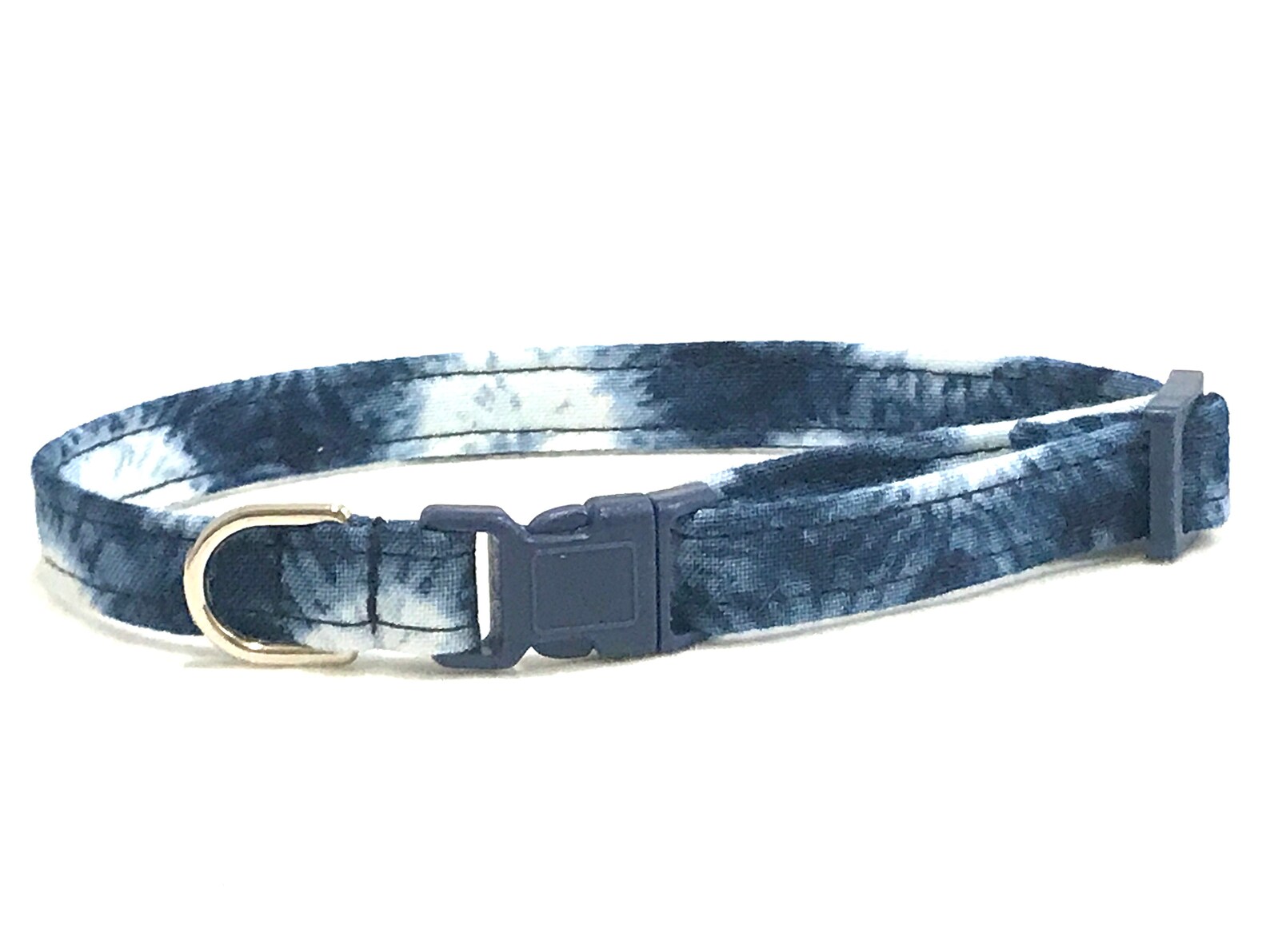 Breakaway Cat Collar for Boy Girl - Tie Dye- Indigo Blue Dots - Etsy