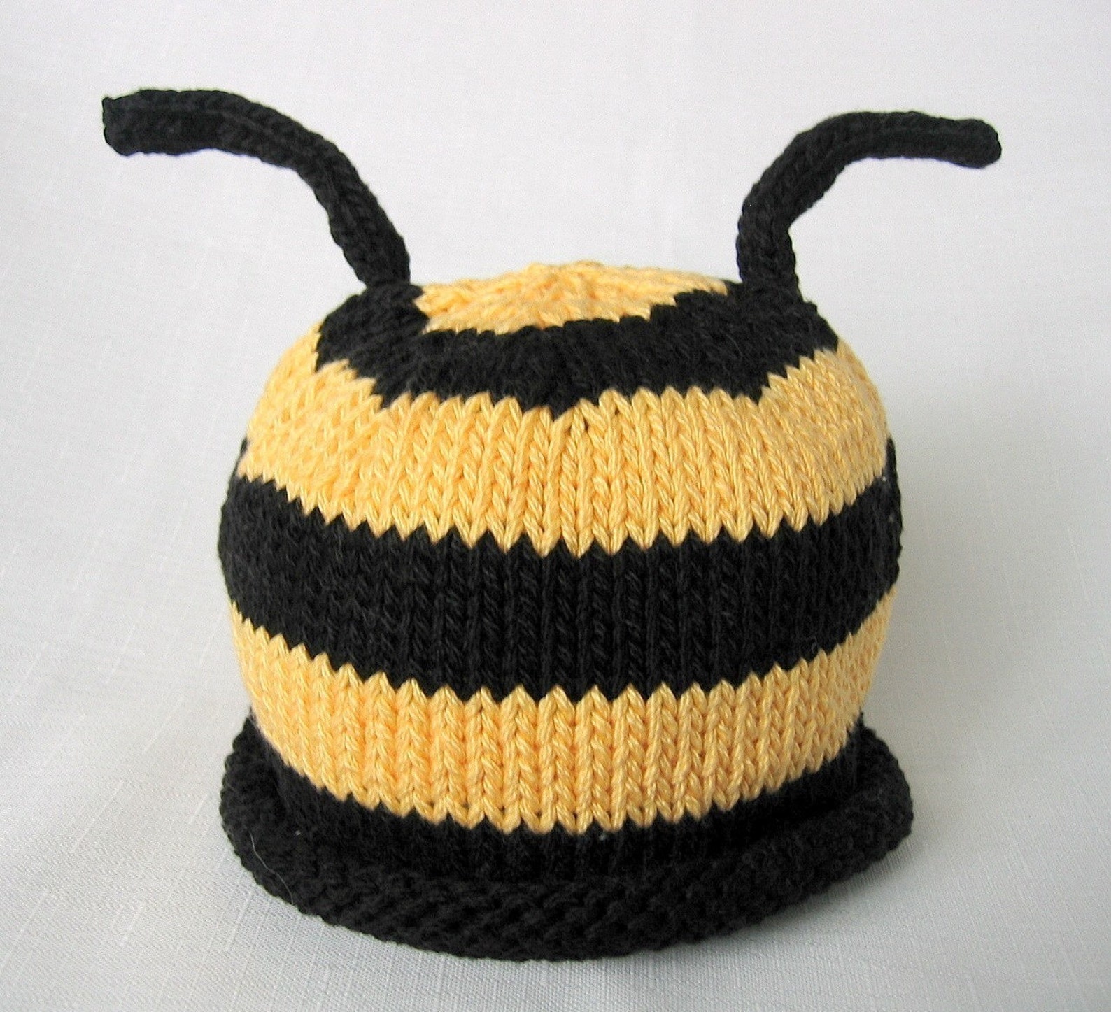 Knit Bumble Bee Cotton Baby Hat Great Photo Prop - Etsy