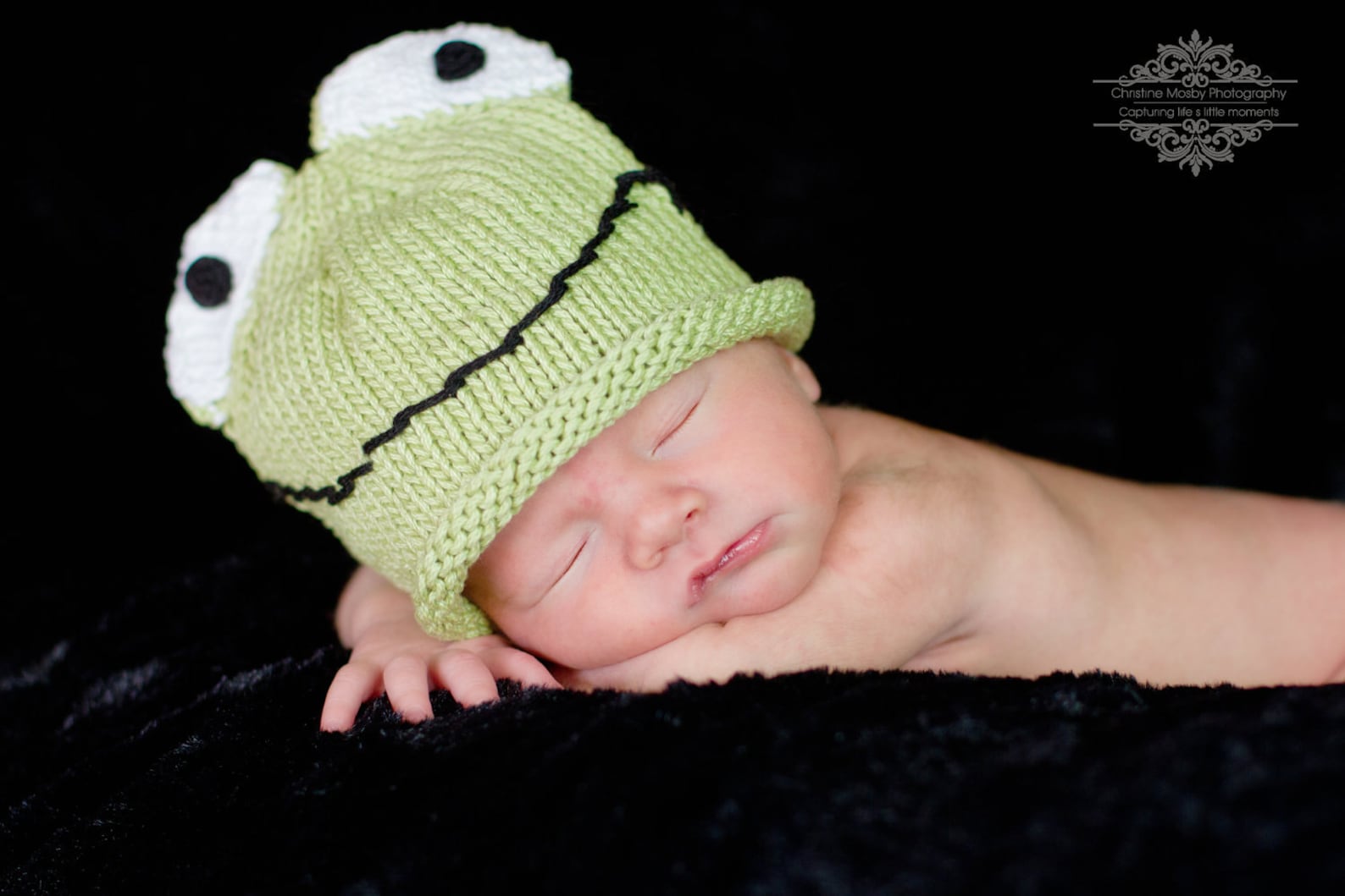 Knit Cotton Green Frog Hat Baby Hat, Great Photo Prop - Etsy