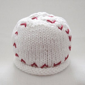 Baby Baseball Hat Pattern, Knit, Boston Beanies - Etsy