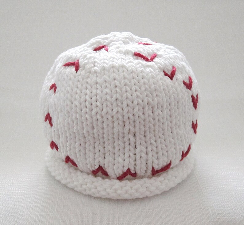 Baby Baseball Hat Pattern, Knit, Boston Beanies - Etsy