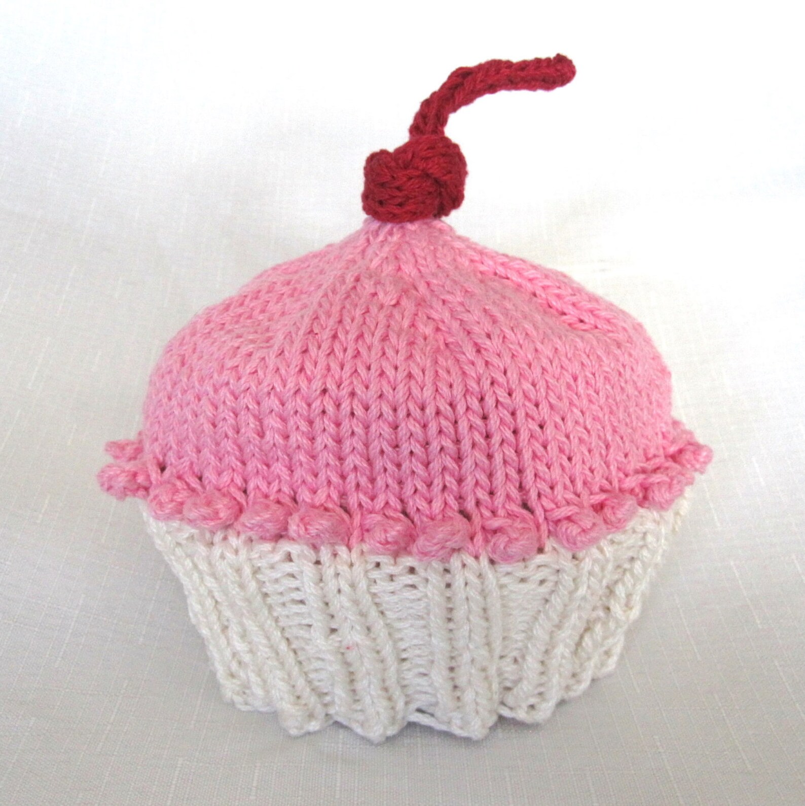 Knit Cupcake Hat Pattern, Boston Beanies - Etsy