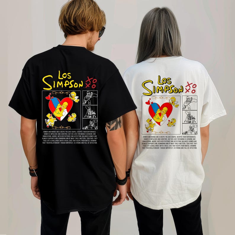 Pack de parejas LOS SIMPSONS archivos en png de alta calidad - Etsy España