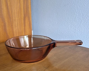 Pyrex Visions Cookware Cranberry Purple Glass Corning Pot Pan for ...