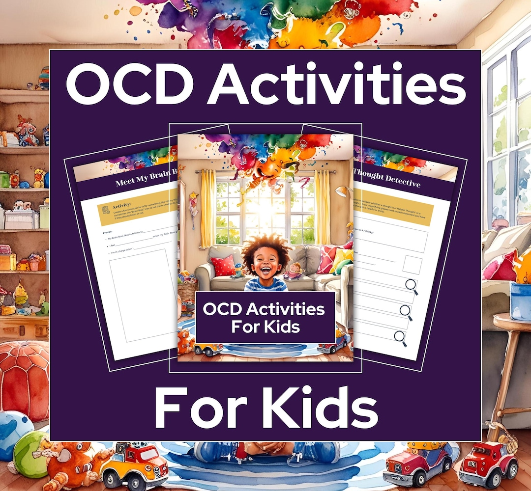 OCD Activities for Kids Obsessive Compulsive Disorder Printable OCD ...