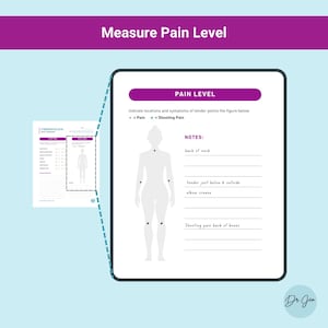 Fibromyalgia Pain Tracker | Printable Daily Journal for Tracking Fibro ...