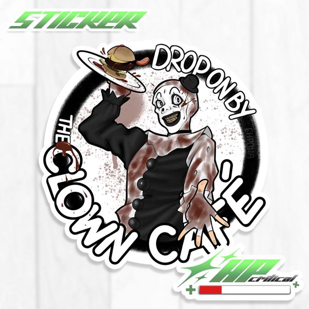Art the Clown (clown Cafe) Sticker - Etsy