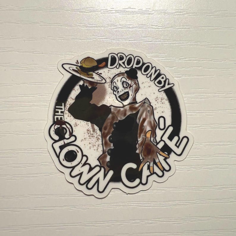 Art the Clown (clown Cafe) Sticker - Etsy