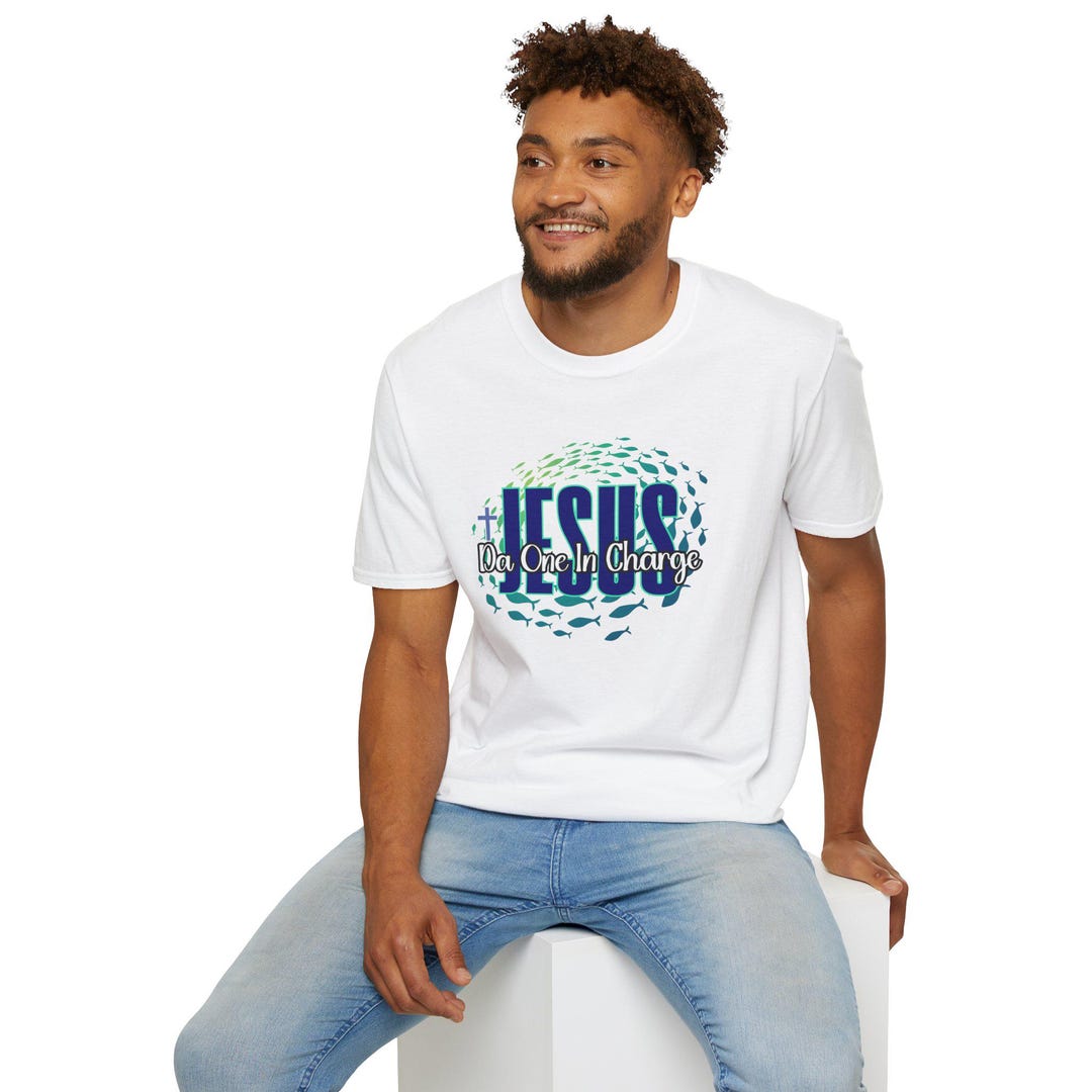 Jesus Da One in Charge, Jesus Shirt, Christian Apparel, Spiritual Gift ...