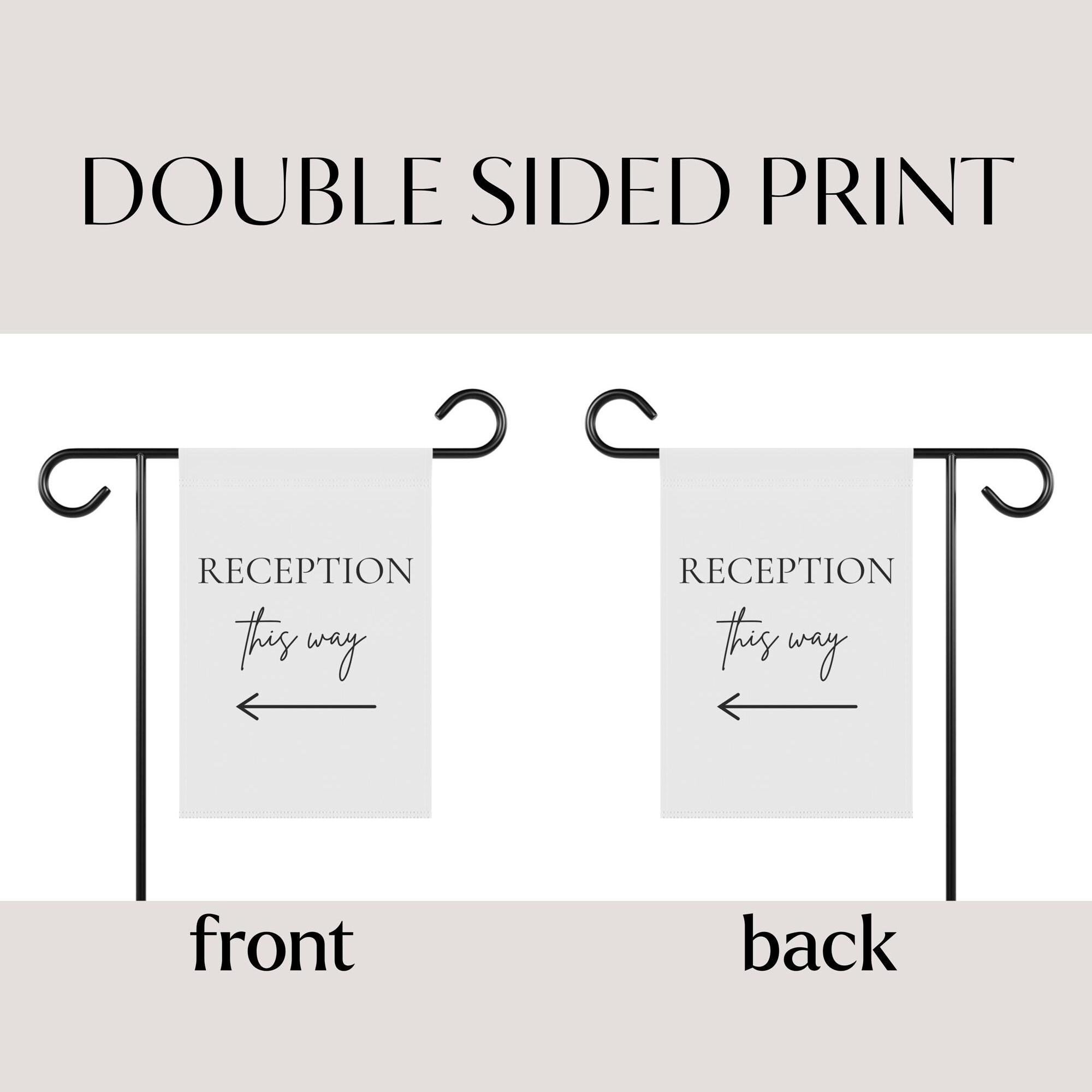 Directional Wedding Flag, Backyard Wedding, Wedding Backyard, Wedding ...
