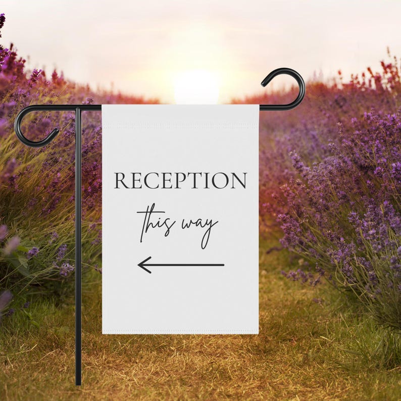 Directional Wedding Flag, Backyard Wedding, Wedding Backyard, Wedding ...