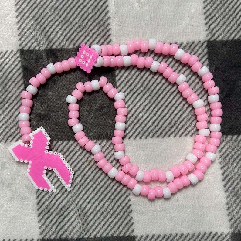 Excision “X” Perler Necklace *rosary Inspired* - Etsy
