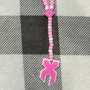 Excision “X” Perler Necklace *rosary Inspired* - Etsy