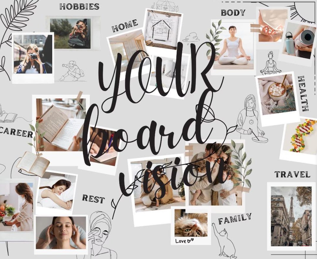 Personalized 2025 Digital Vision Board & Goal-setting Planner: Dream ...