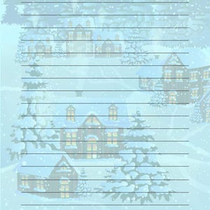 Winter Wonderland Stationery - Etsy