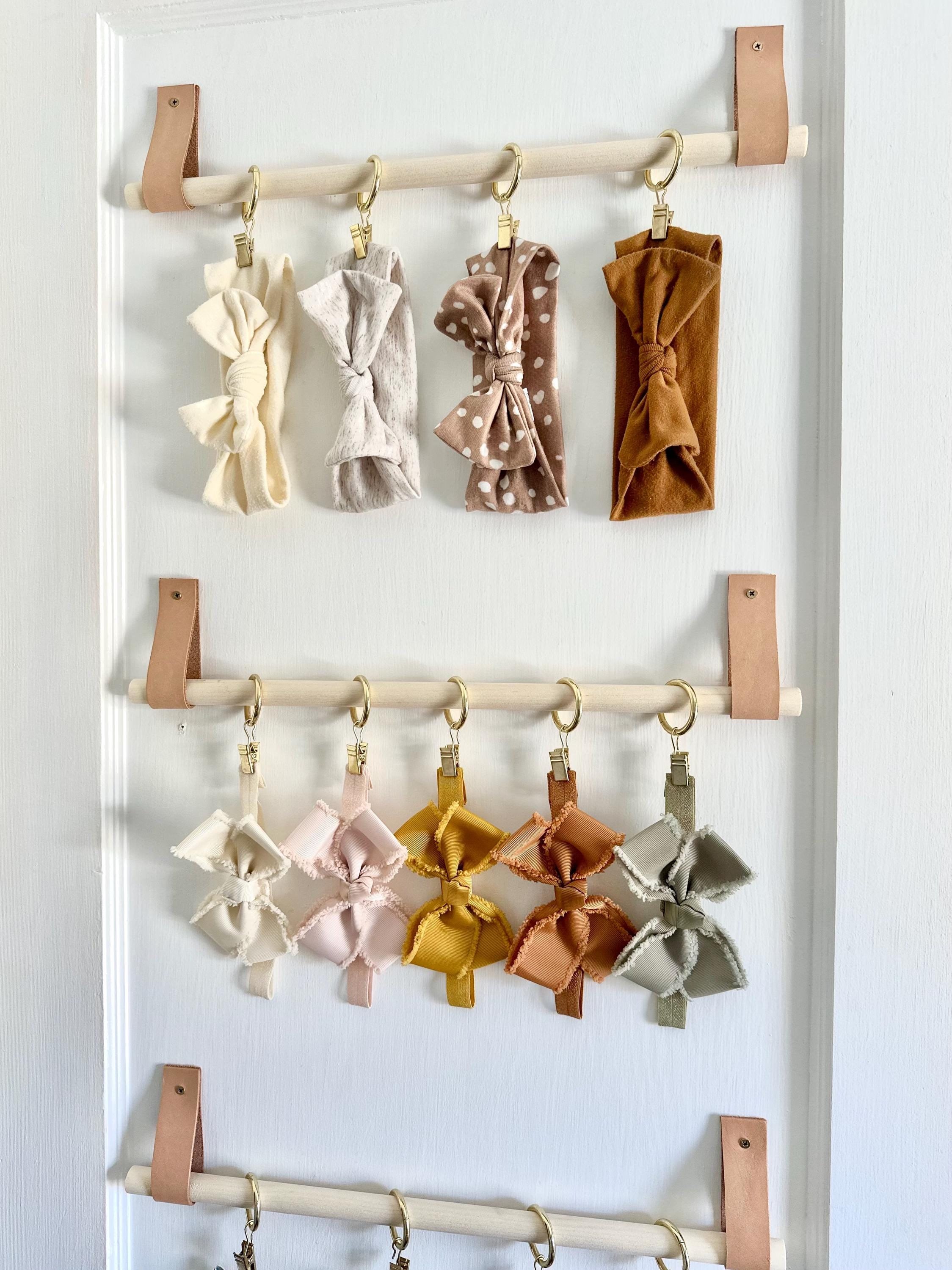 Headband Holder | Baby Headband Organizer | Neutral Nursery Decor ...