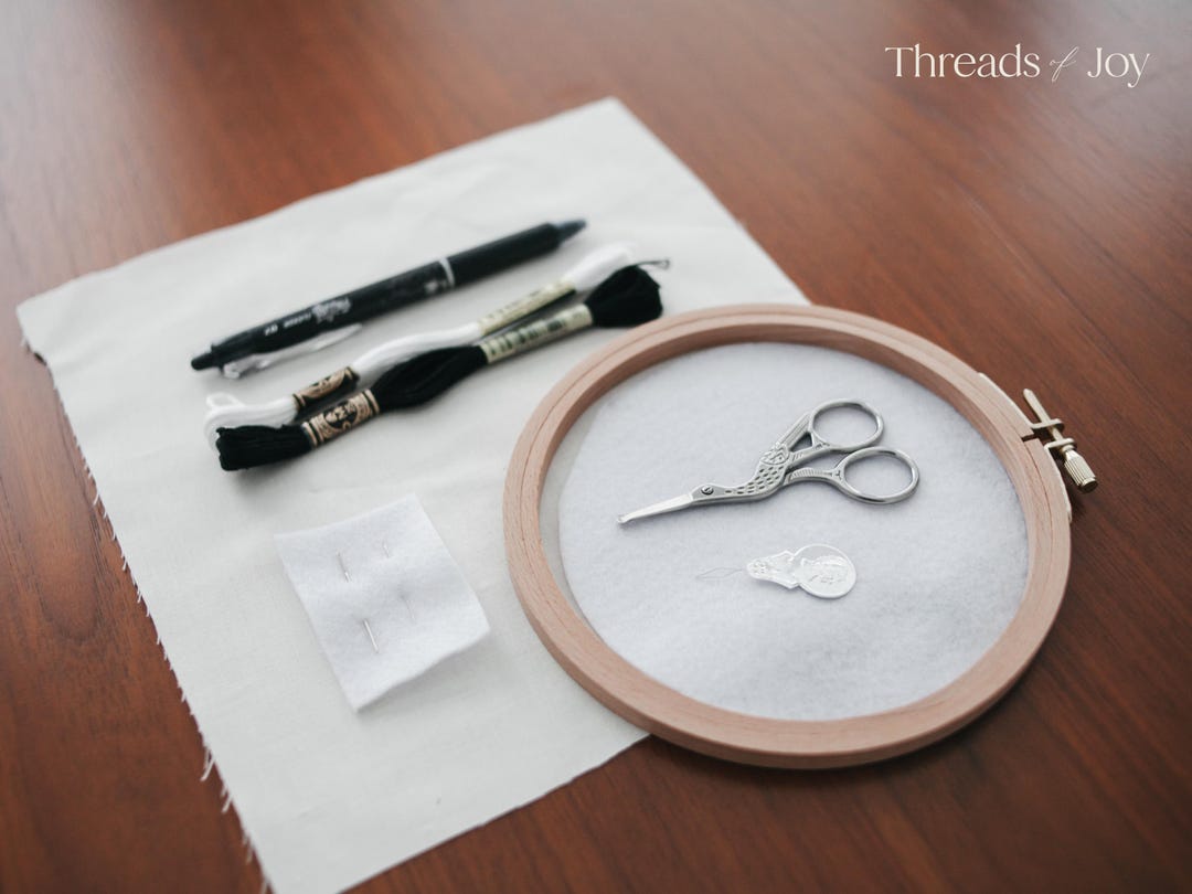 Complete Embroidery Supply Kit | Modern Hand Embroidery Supplies for ...