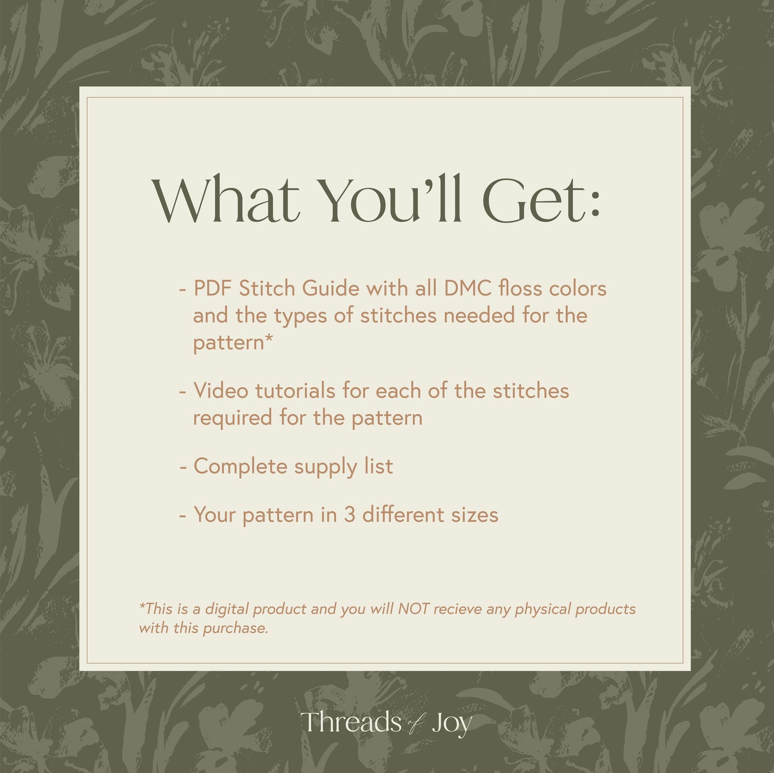 CUSTOM Family Name Banner Modern Hand Embroidery PDF Pattern DIY Wall ...