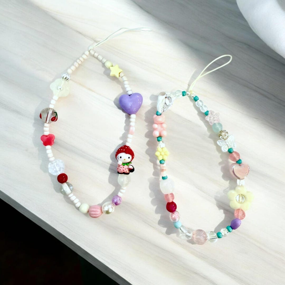Kawaii Sanrio and Gummy Phone Charm, Kawaii Phone Charm, Key Chains ...
