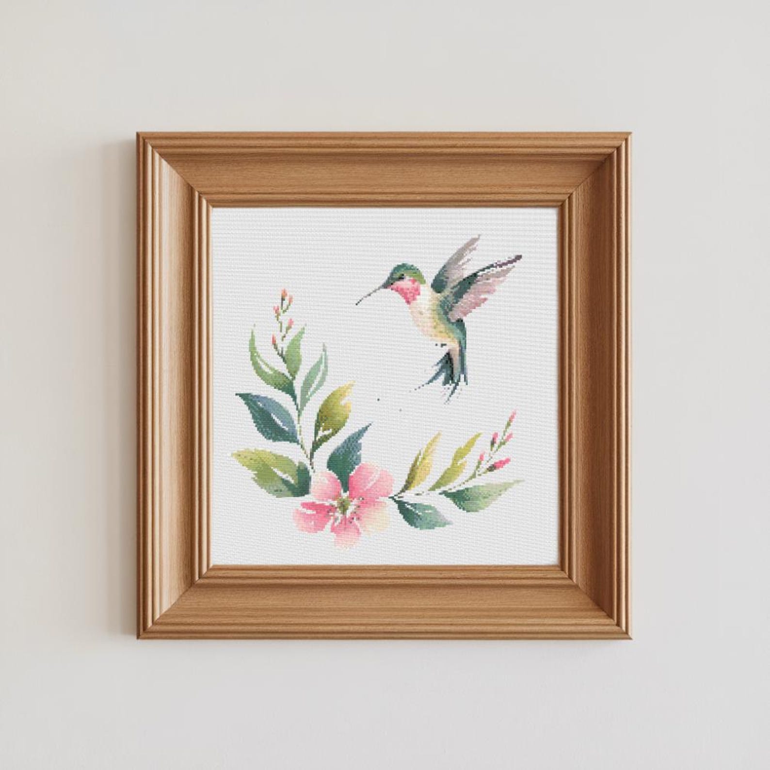 Hummingbird Cross Stitch Pattern - Hummingbird Gift, PDF Pattern ...