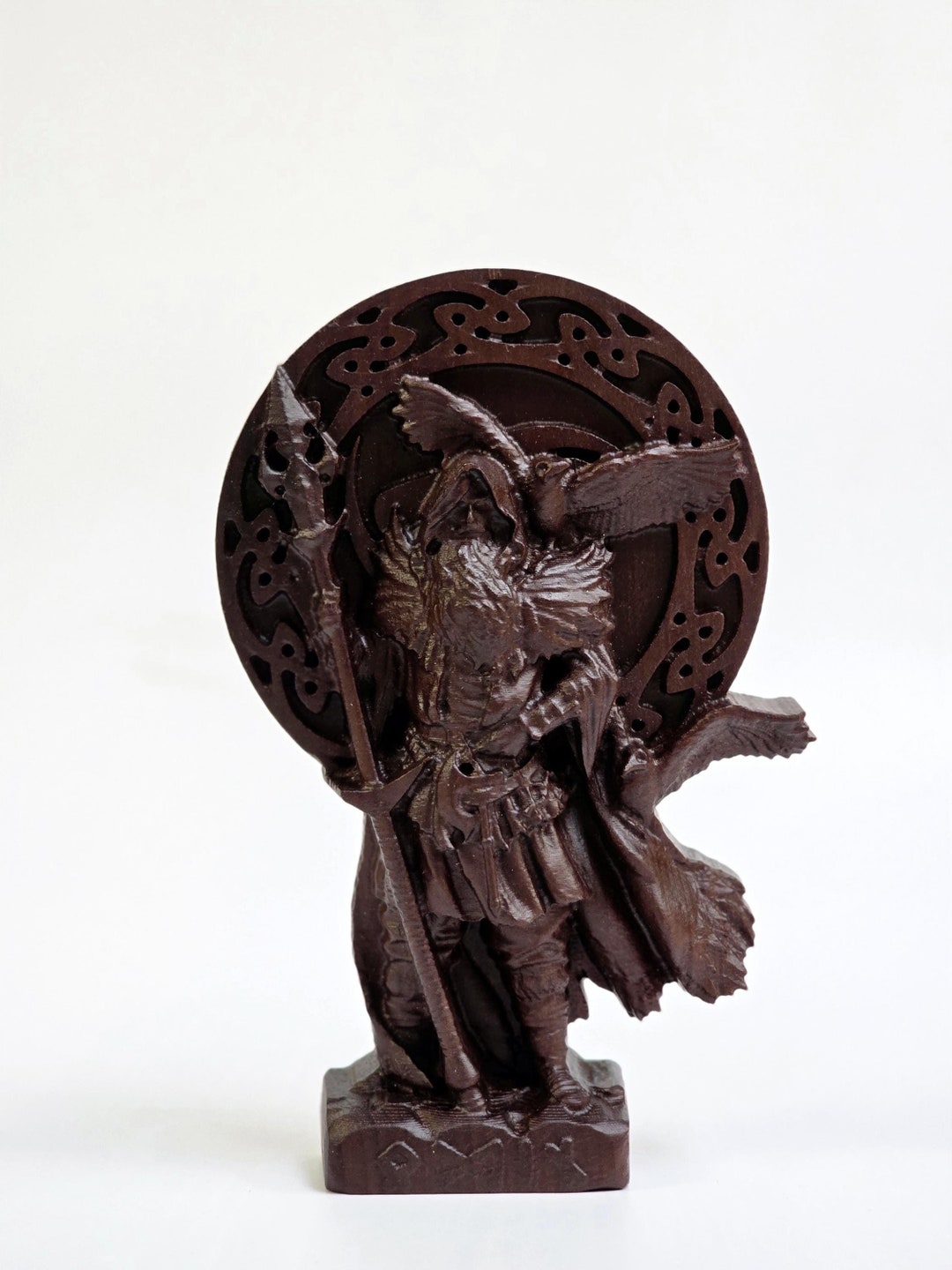 Handcrafted Odin Statue | Viking Altar Art | Pagan & Norse Mythology ...