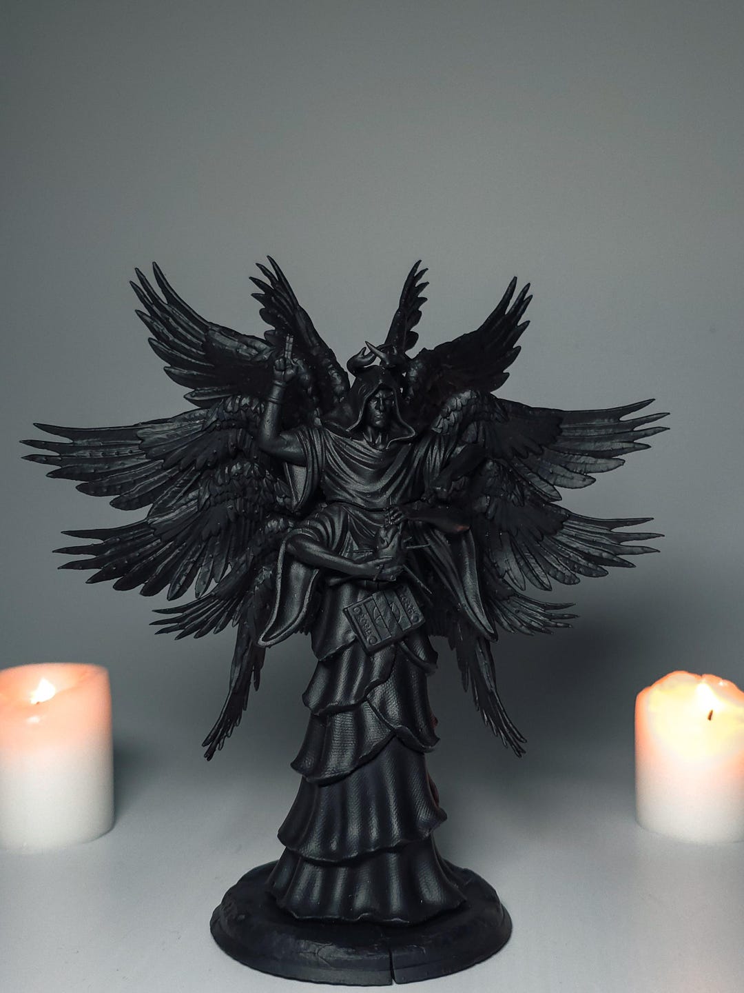 Asmodeus King Statue | Goetia Demon Figure for Pagan Altars ...