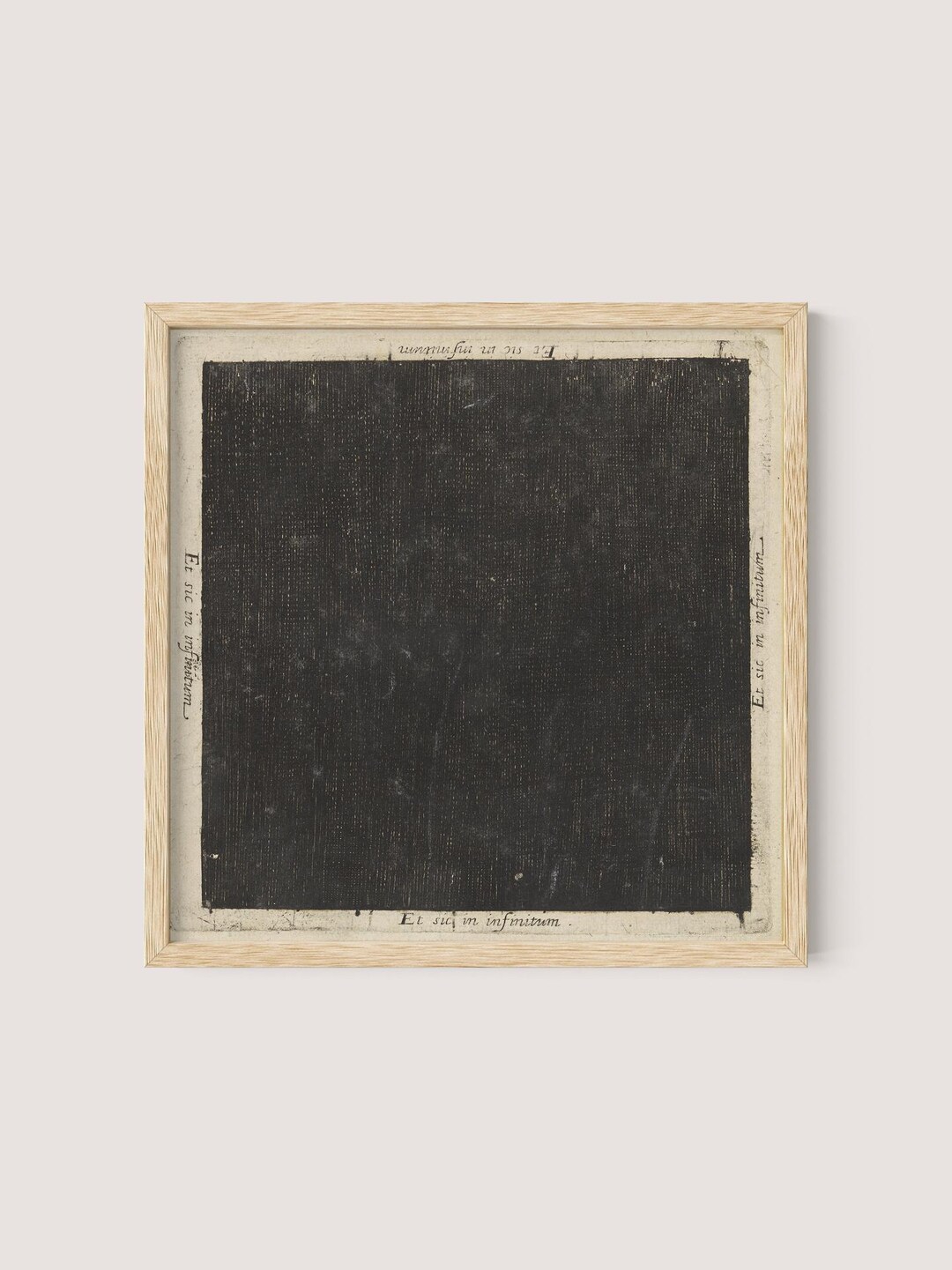 Robert Flood Print: Cosmic Square Etching, Metaphysical Art - Etsy