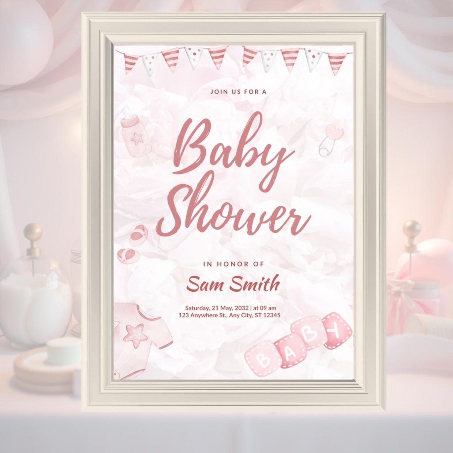Baby Shower Program. Baby Shower Games. Customizable Bundle. RSVP. Baby ...