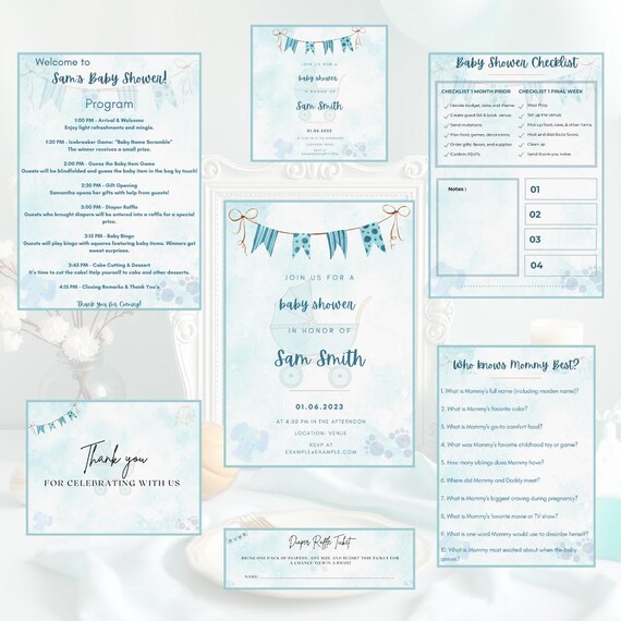 Baby Shower Itinerary Program
