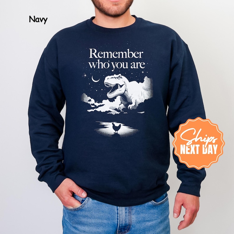Remember Who You Are Sweatshirt, Funny Evolution Joke Meme Hoodie ...