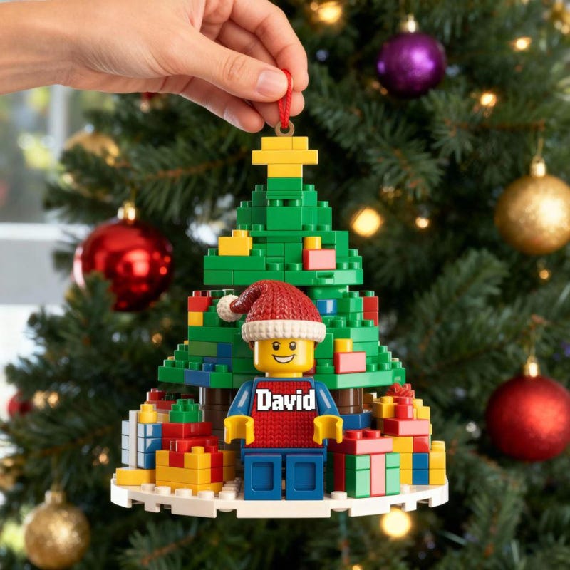 Personalized Legos Christmas Ornaments - Etsy