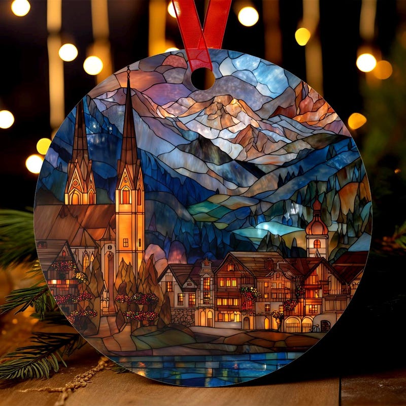 Austrian Alps Ornament - Etsy