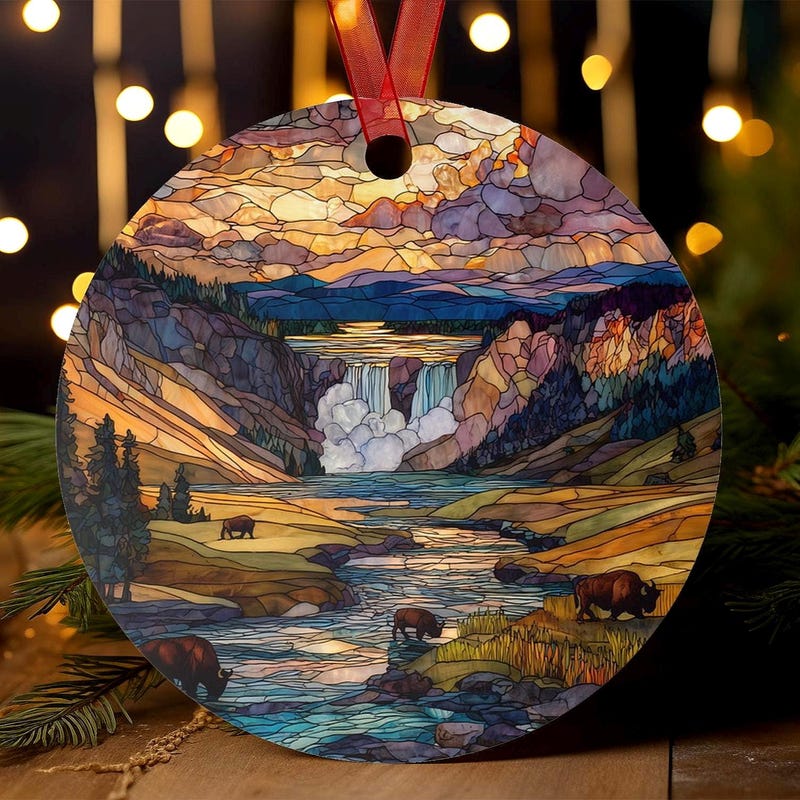 Bison Ornament - Etsy