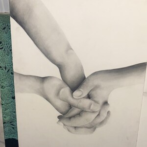 Custom Hand Drawn Graphite Portrait - Draw From Photo - Etsy