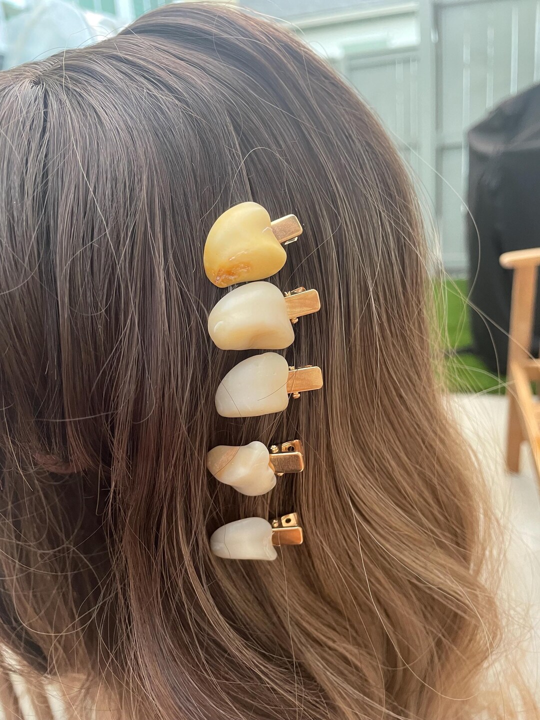 Natural Atlantic Ocean Seashells Hair Clip Sets - Etsy