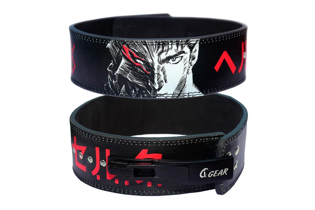 Berserk Anime Gym Belt Power Weightlifting Leather Lever Belt ...