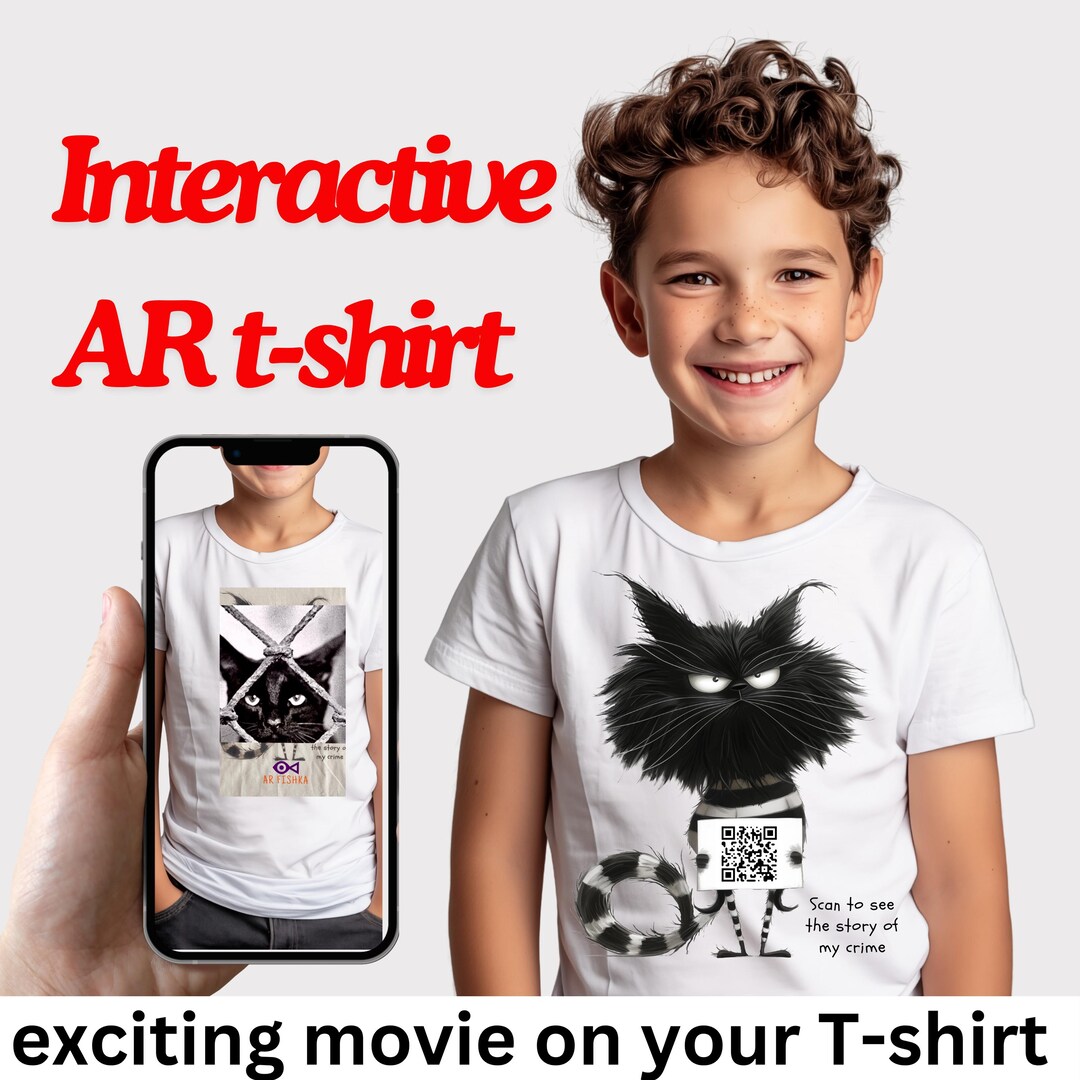 Youth AR ANIMATED T-shirt - Etsy