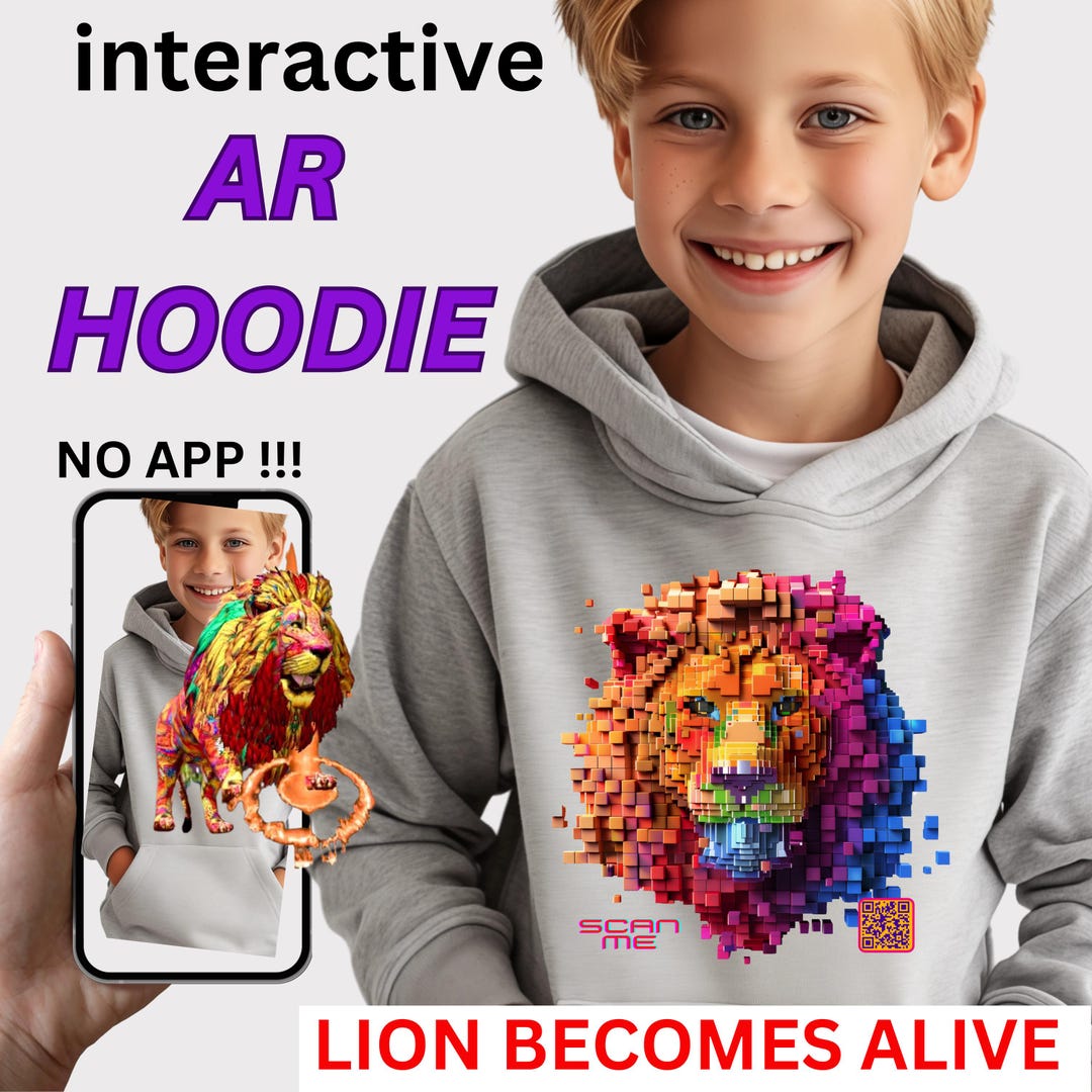 Youth AR ANIMATED Hoodie - Etsy